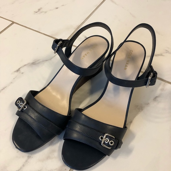 Cole Haan | Shoes | Navy Blue Cole Hahn Heels | Poshmark